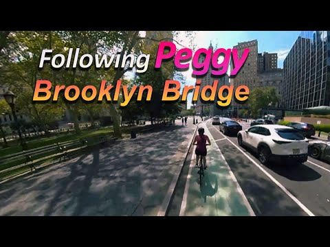 Following Peggy - Brooklyn Bridge - NYC Cycling Ride