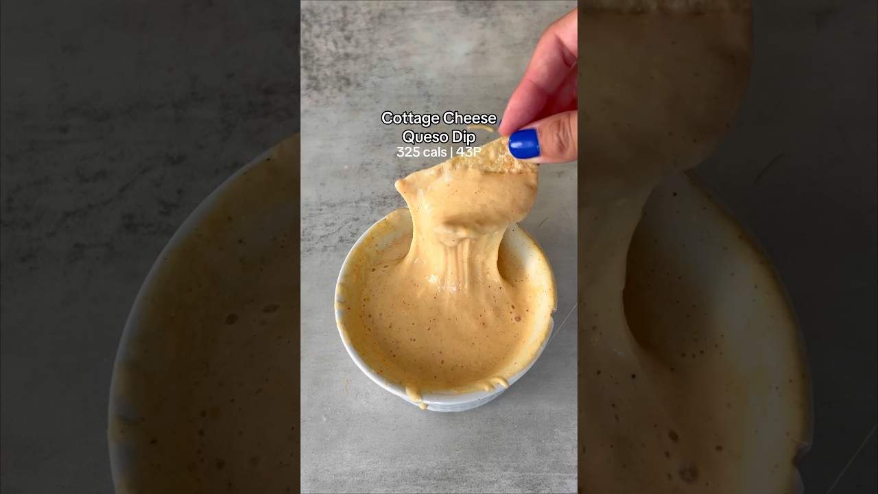 VIRAL Cottage Cheese Queso Dip | 43g Protein 🧀🤌