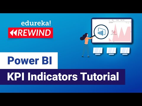 Power BI KPI Indicators Tutorial | Custom Visuals In Power BI | Power BI Training | Edureka Rewind 2