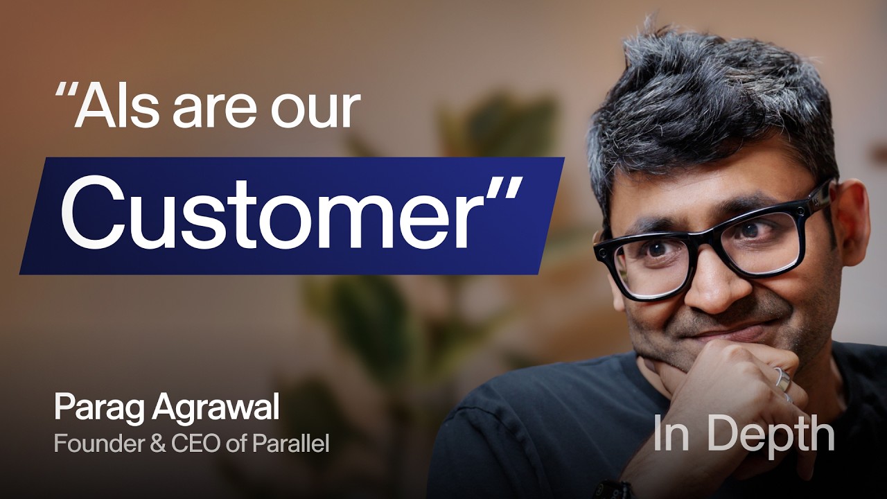 Twitter's former CEO on rebuilding the web for AI | Parag Agrawal (Co-founder and CEO of Parallel)
