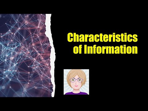 Characteristics of Useful Information - AIS