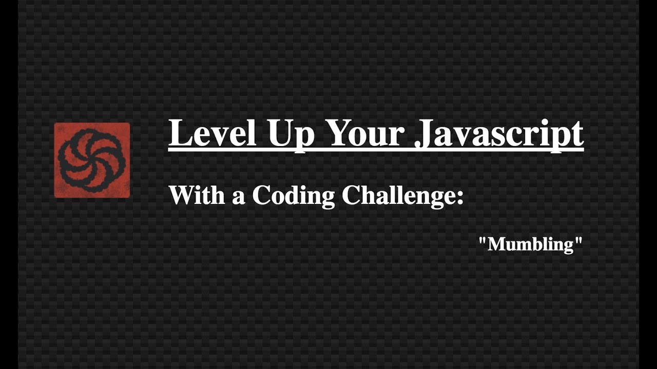 codewars javascript - Mumbling