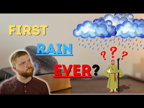 Did it Rain before Noah’s Flood?