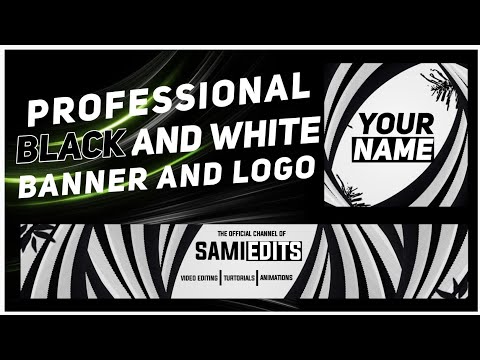 How to make black and white YouTube banner | Android/IOS/PC | PIXELLAB