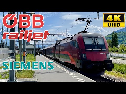 [ÖBB Austrian Federal Railways: Railjet Express Zürich to Buchs] Siemens Viaggio Comfort First Class