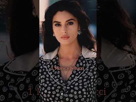 Top 10 most beautiful Italian actresses #top10#italian#actress#monicabelluci#alysamilano#carolina