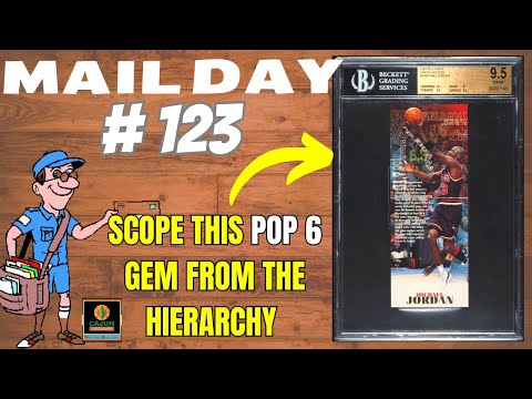 Mail Day #123 - 10 New Cards Arrive - 4 Jordan Hierarchy Cards