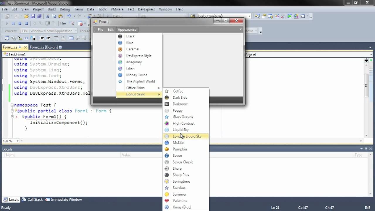 DXperience for WinForms - New Skinning Capabilities