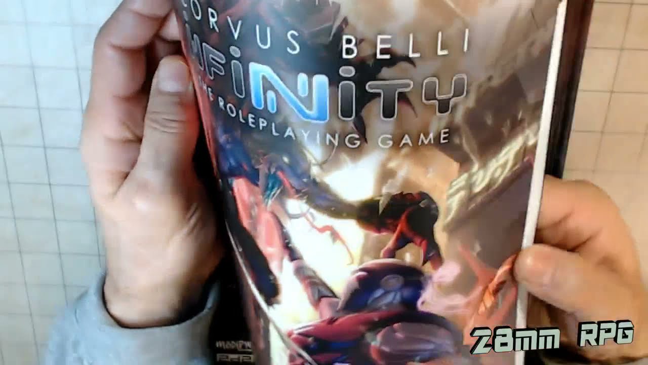 Infinity RPG Book overview (Corvus Belli and Modiphius)