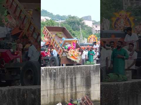 Very bad way of Ganesh Visarjan #warangal #ganesh visarjan #ganpati #ganeshvisarjan
