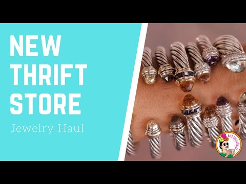 Thrift Store Sale Haul | Jewelry Haul | Flip for Ebay | David Yurman? | Vintage
