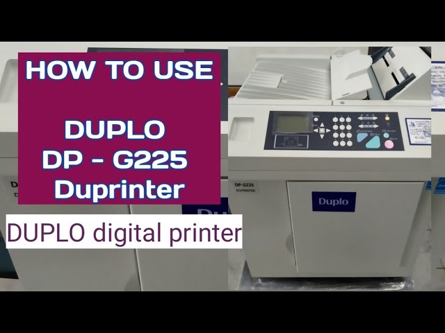 Digital Duplicator - Duplo DP-A125II Duprinter Trader - Wholesaler ...