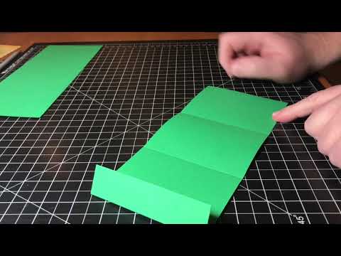 Papercraft: Gift Card Folder pattern – Crafting with Jeff