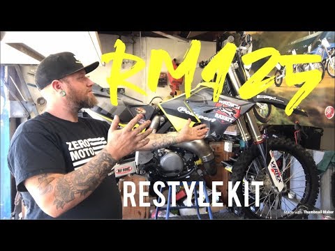Part 3 RM125 facelift polisport restyle kit