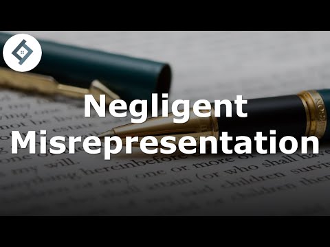 Negligent Misrepresentation | Contract Law