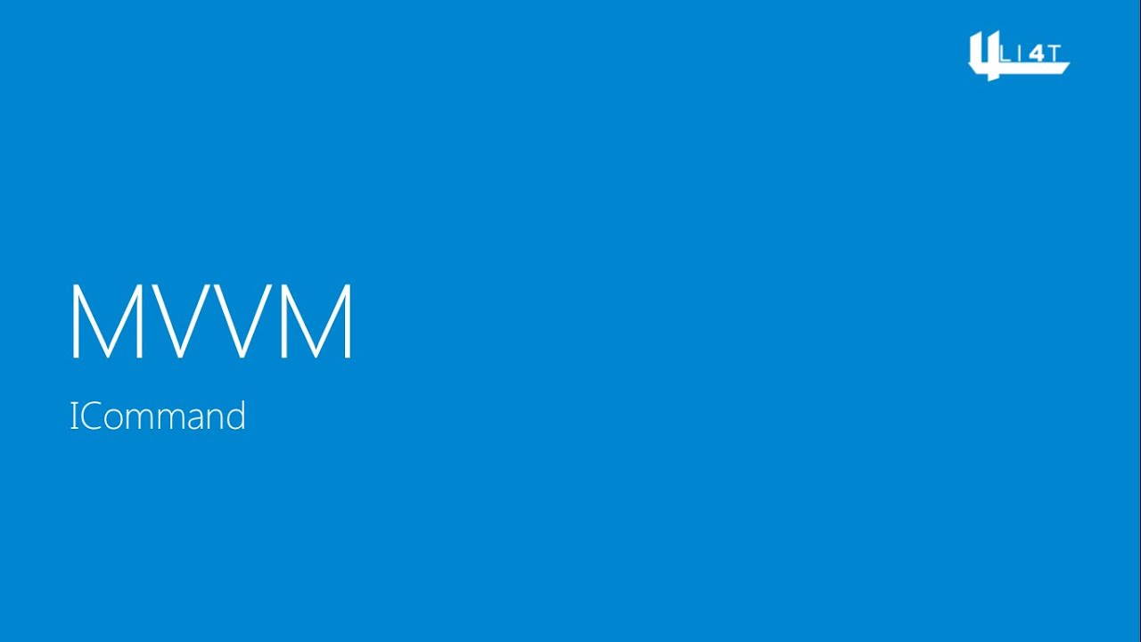 Implementing the ICommand interface