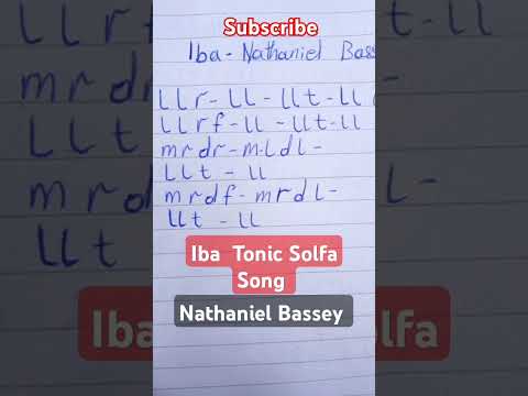 Nathaniel Bassey | Iba Tonic Solfa song #trumpetsongs #viralshorts