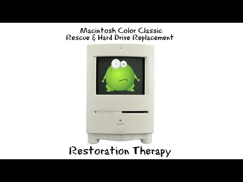 Restoration Therapy: Macintosh Color Classic Rescue - No Power, Hard Drive Replace, & OS Install