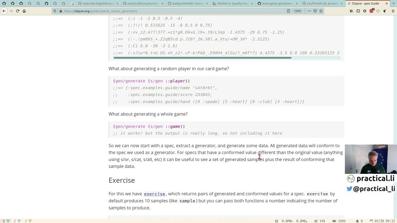 072 - clojure.spec - Part 2 - compare function definition :pre and :post with spec fdef
