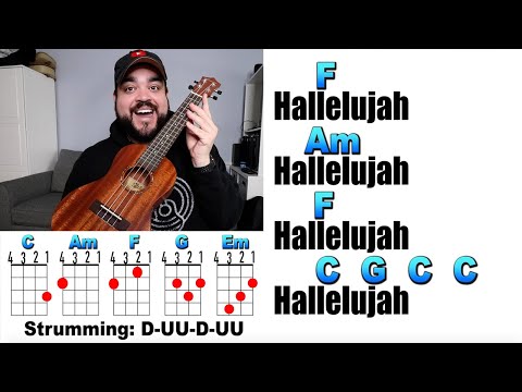 Hallelujah - Leonard Cohen Ukulele Play Along and Chords