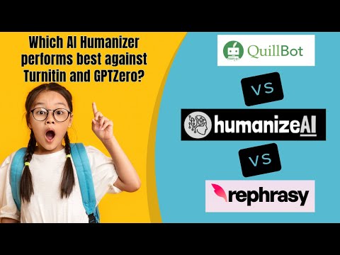humanizeAI vs. Quillbot vs. Rephrasy - Which AI Humanizer performs best?