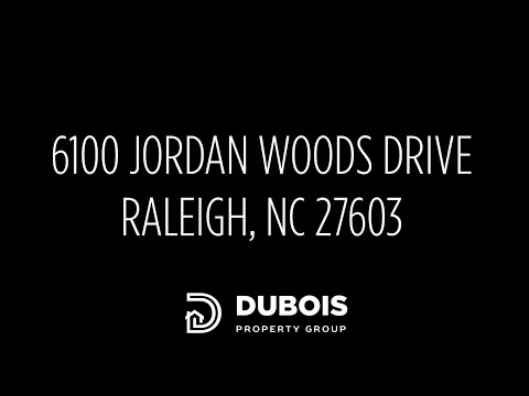 New Listing: 6100 Jordan Woods Drive, Raleigh, NC 27603