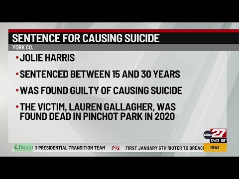 Woman sentenced in connection to 2020 Pinchot Park death