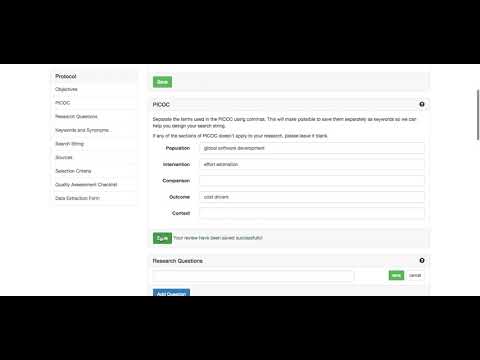 Search Scopus' and ScienceDirect's databases through Parsifal