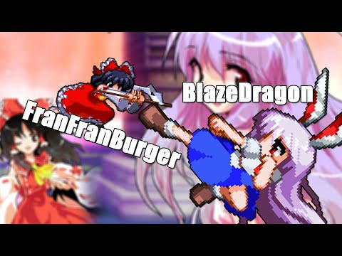 FranFranBurger (Reimu) vs BlazeDragon (Reisen) | Touhou Hisoutensoku
