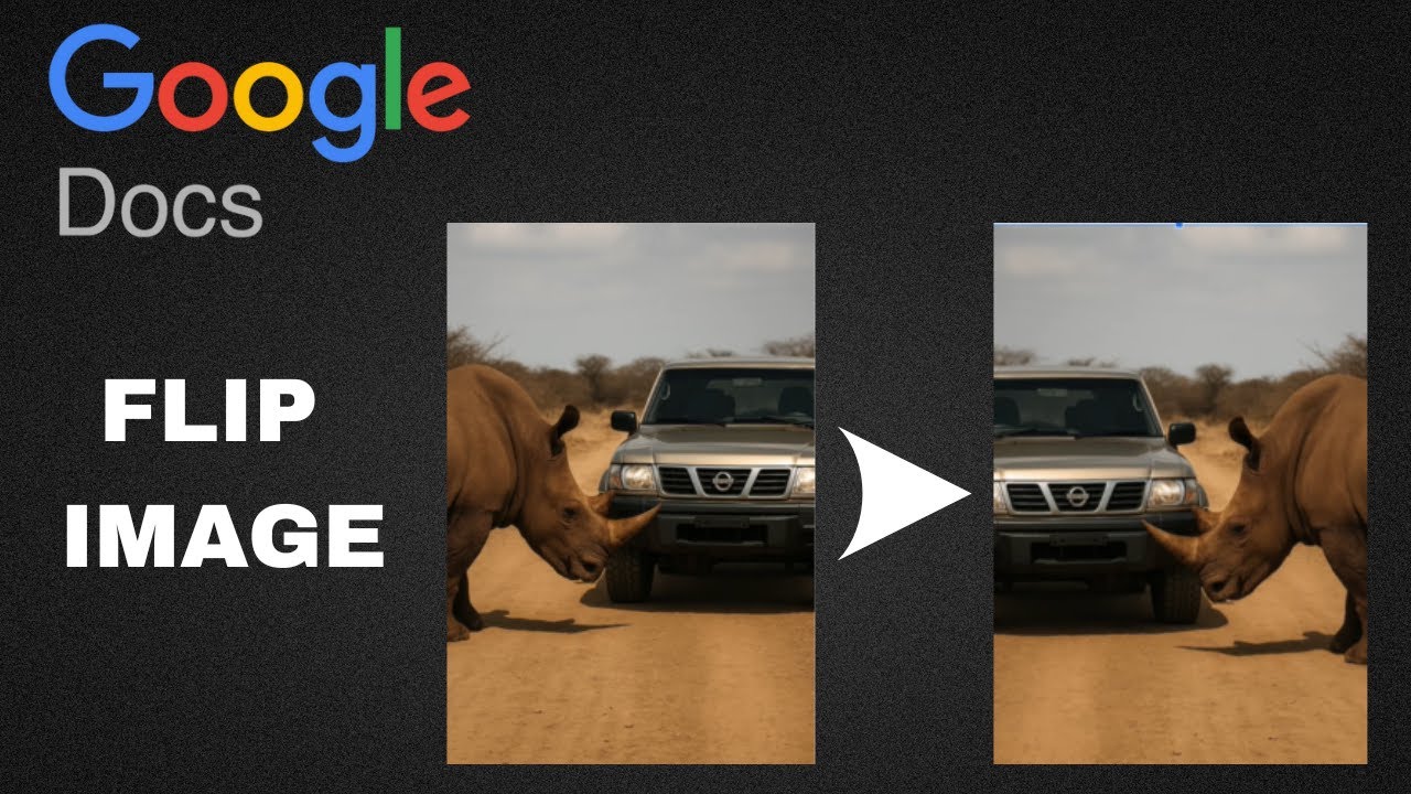 How To Flip an Image That's Already In Google Docs