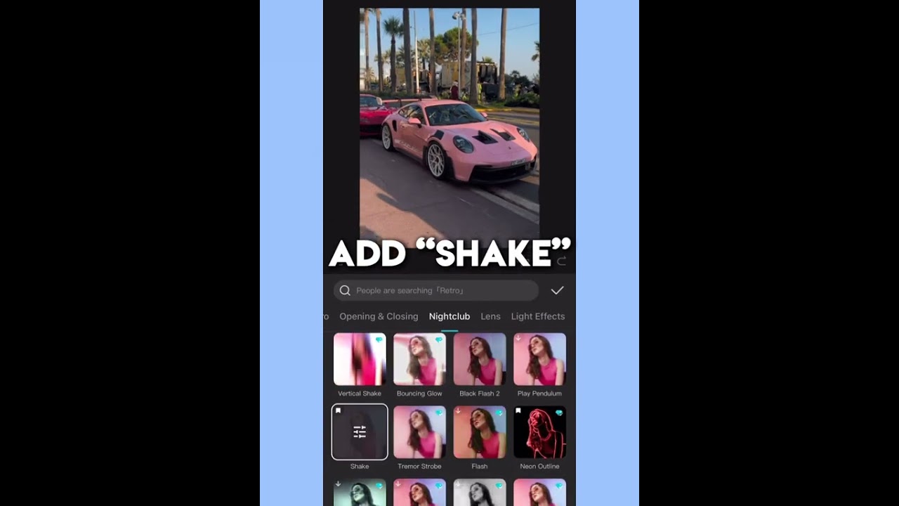tutorial car shake edit#tutorial#cars#shake #automobile #capcut