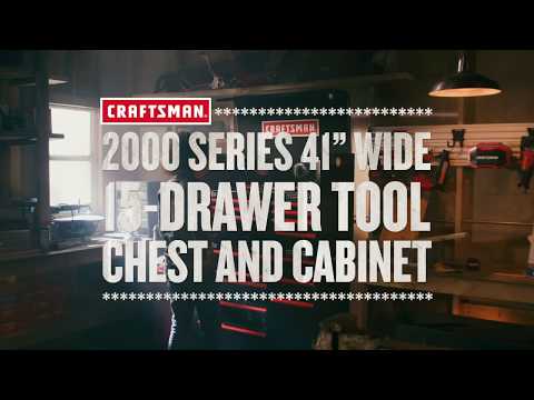 2000 Series 41-IN. Wide 8 Drawer Chest | Tool Overview