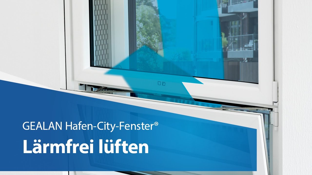 Noise-free spaces | GEALAN Hafen-City-Fenster®