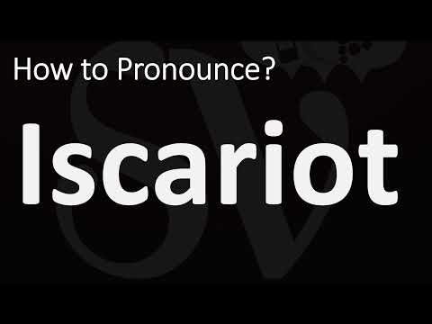 How to Pronounce Iscariot? (CORRECTLY)