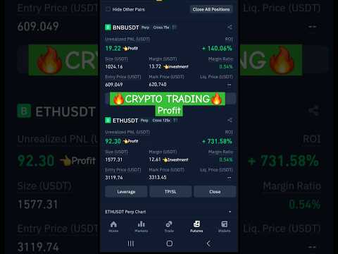 $12 investment $100 Profit in Binance Futures Trading | #scalping #futurestrading