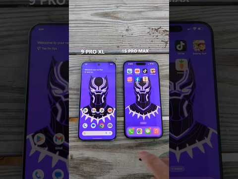 Pixel 9 Pro XL VS iPhone 15 Pro Max - Max Brightness Test/Display Design!