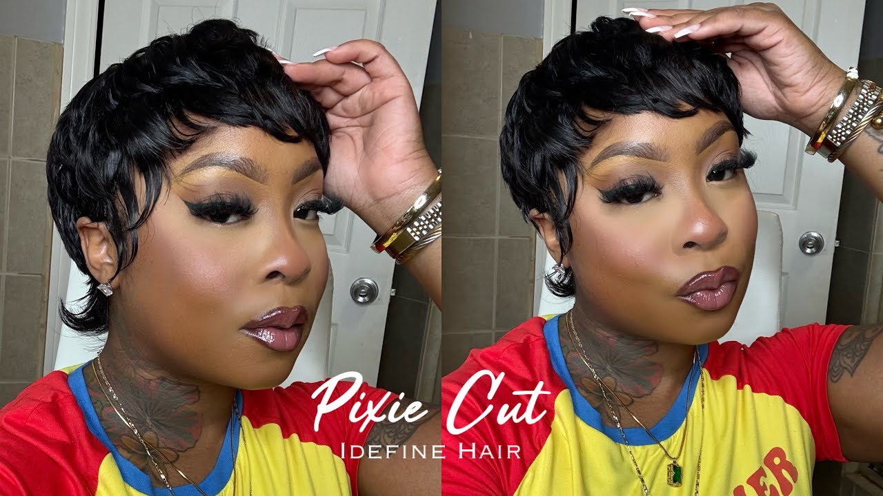 ¡La peluca de cabello humano con corte Pixie más realista!