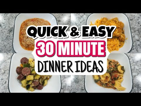 30 MINUTE DINNER IDEAS FOR FAMILY OF FOUR | QUICK & EASY DINNER RECIPES | LivingThatMamaLife
