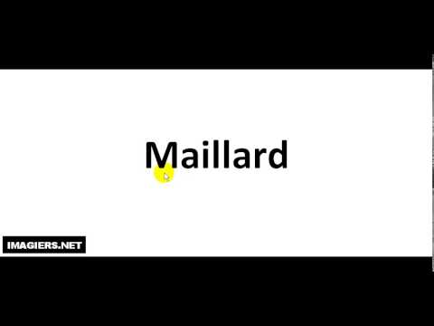 How to pronounce Maillard
