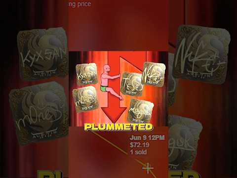 Falcons CS2 Major Stickers price crashedβΌοΈπ₯ #cs2 #s1mple #csgo #falcons #m0nesy #niko