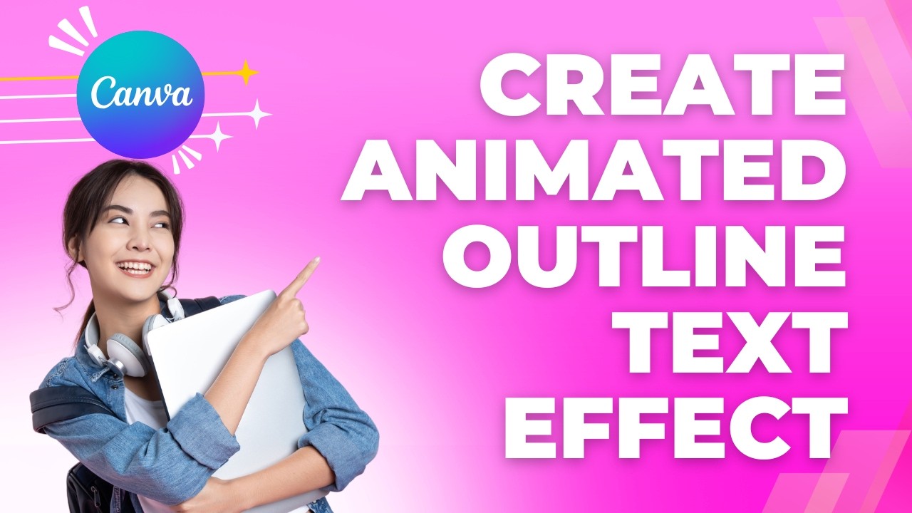 How to Create Animated Outline Text Effect in Canva | FULL GUIDE 2026