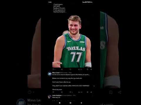 Scrolling through tweets on Luka Doncic until I stop #shorts