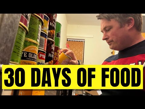 30 Days Of PREPPING Food Is The BEST Way To Survive