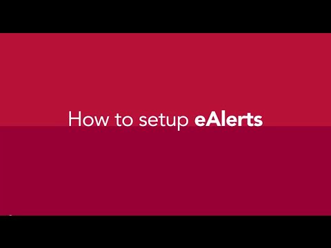 How to Setup eAlerts Tutorial - evolve Federal Credit Union