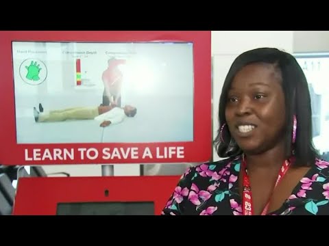 Atlanta airport CPR kiosk teaches life-saving skills in 5 minutes