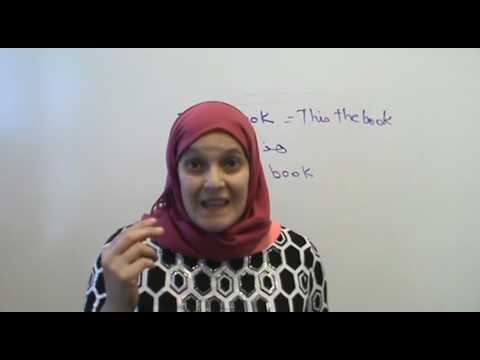 The use of Al (definite article the) and This in Arabic Lesson #3