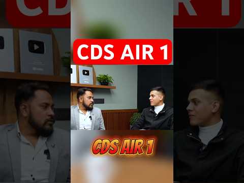 CDS AIR 1 ☠️🔥☠️ #neerajbaislasir #indianmilitary #defenceexams #upsc #cds