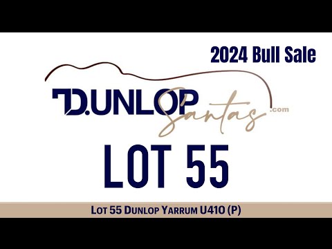Lot 55 Dunlop Yarrum U410 (P)