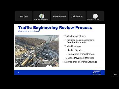 TCAP Webinar – Traffic Engineering – Design, Construction and Inspection Process