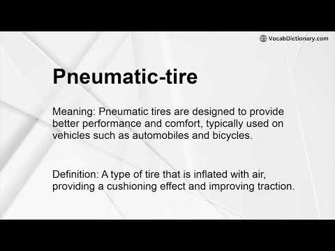Pneumatic-tire Meaning